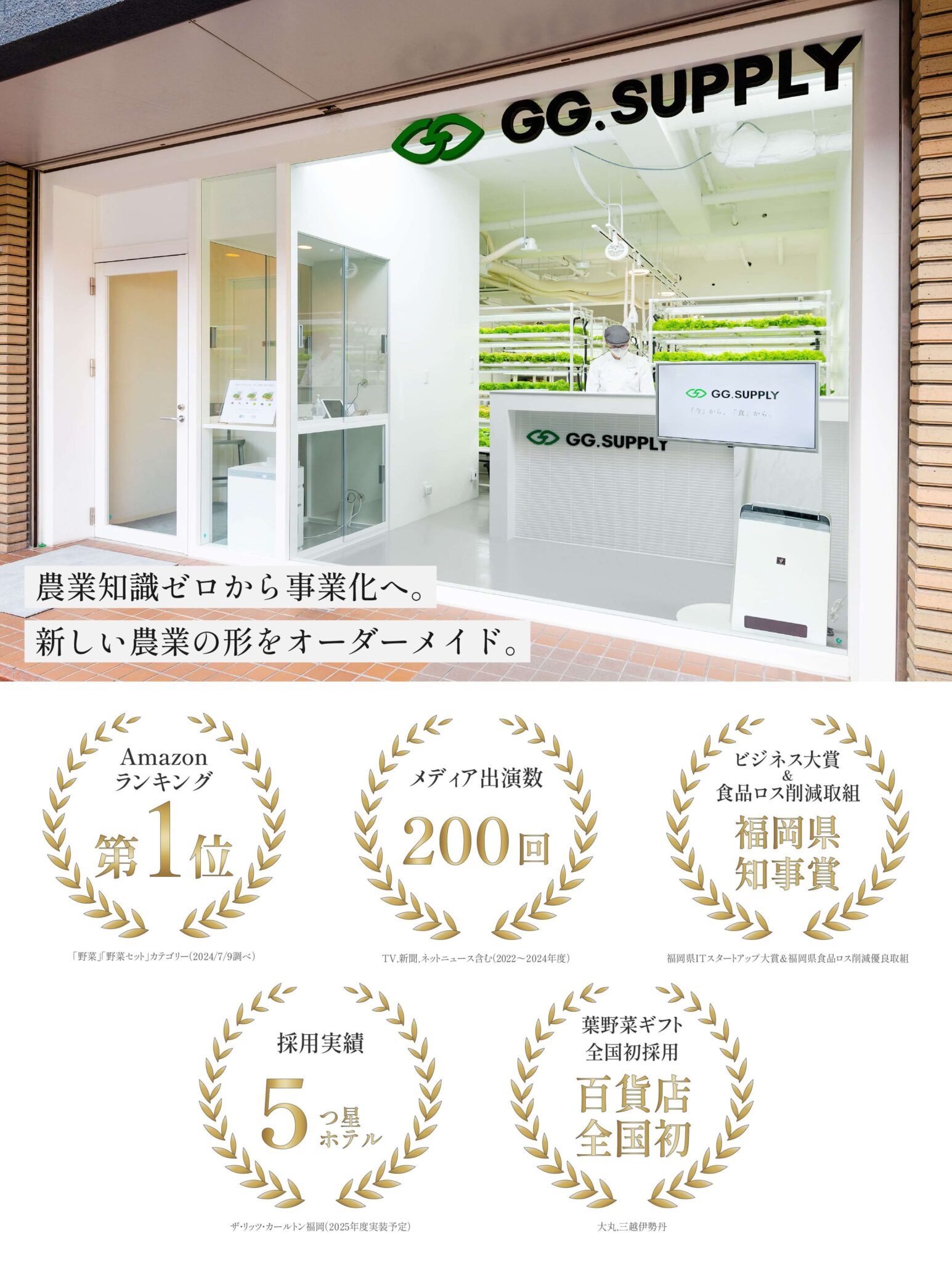 水耕栽培設備導入│資料DLはこちら - GG.SUPPLY｜ジージーサプライ